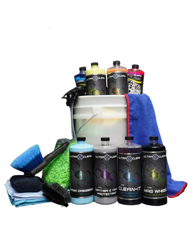 CAR CARE COMBO BUCKET ($125 VALUE) - Ultra Clean Chemicals